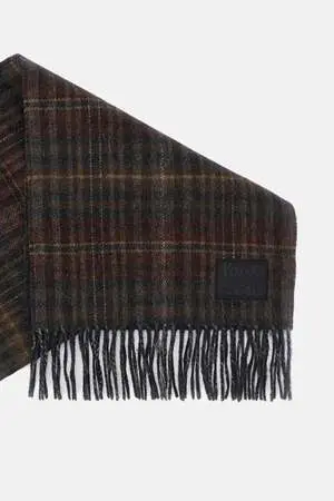 Paul Smith Check Wool Scarf