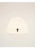 AMI Paris Beanie With Black De Coeur - Multicolor