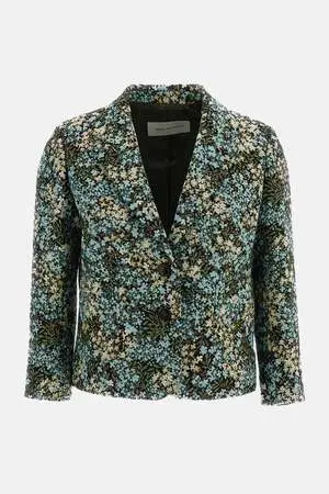 DRIES VAN NOTEN Giacca In Tessuto Jacquard - Multicolore