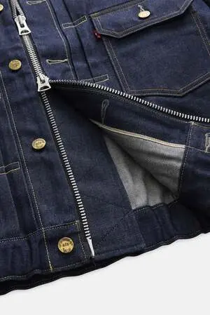 Sacai X Levi's Giacca Blouson - Blue