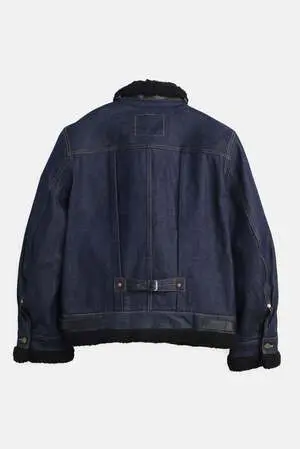 Sacai X Levi's Giacca Sherpa - Blu