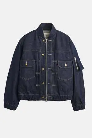 Sacai X Levi's Giacca Blouson - Blu