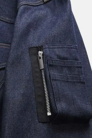 Sacai X Levi's Giacca Blouson - Blu