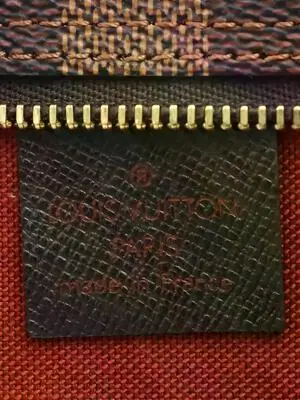 LOUIS VUITTON 1999 Damier Ebene Trousse Pochette Handbag