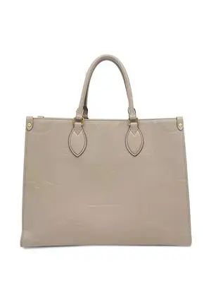 LOUIS VUITTON 2021-2026 Monogram Empreinte Onthego Mm Satchel - Neutrals