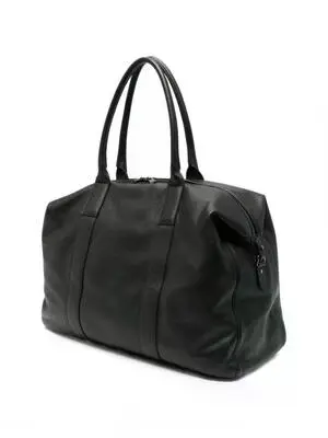 CANALI Grained Leather Holdall