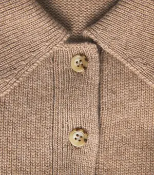 Almada Label Wool-cashmere Polo Sweater
