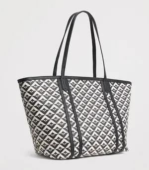 Harrods Coated Canvas Geometric Tote Bag