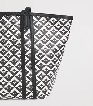 Harrods Coated Canvas Geometric Tote Bag