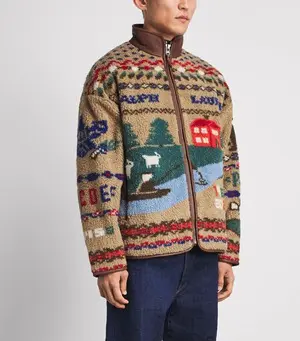 Polo Ralph Lauren Pile Fleece Scenic Jacket - Brown