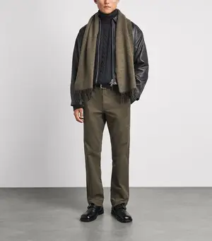 POLO RALPH LAUREN Wool-cashmere Cable-knit Rollneck Sweater