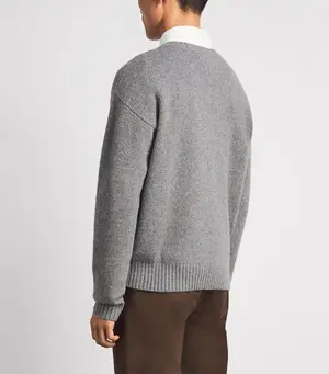 POLO RALPH LAUREN Wool-cashmere Polo Bear Sweater