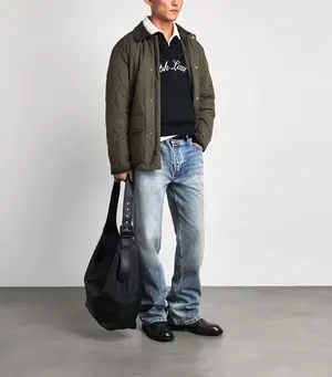 POLO RALPH LAUREN Wool-alpaca Logo Polo Sweater