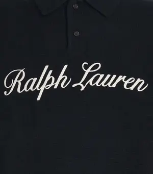 POLO RALPH LAUREN Wool-alpaca Logo Polo Sweater