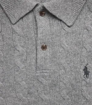 POLO RALPH LAUREN Wool-cashmere Polo Pony Sweater