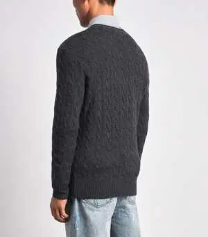 POLO RALPH LAUREN Wool-cashmere Cable-knit Sweater