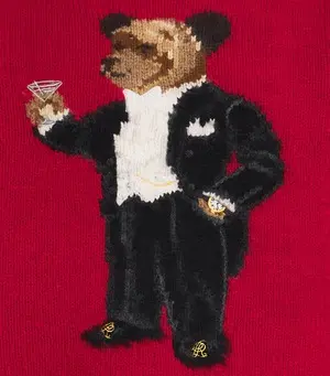 Polo Ralph Lauren Wool Martini Bear Sweater