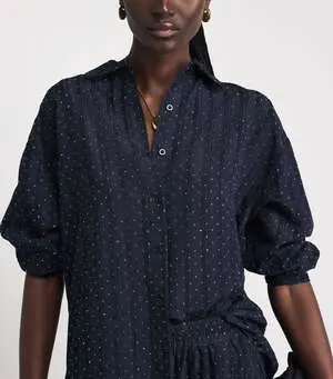 Melissa Odabash Cotton Diamanté Ziggy Shirt