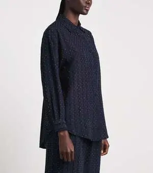 Melissa Odabash Cotton Diamanté Ziggy Shirt