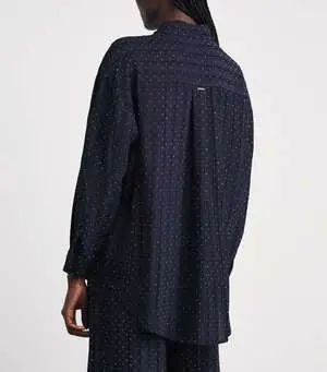 Melissa Odabash Cotton Diamanté Ziggy Shirt