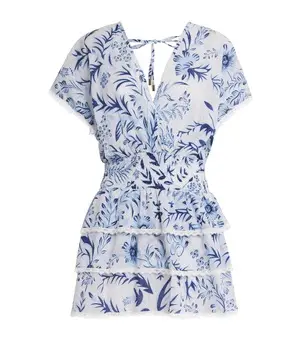 Melissa Odabash Ruffle Jess Mini Dress