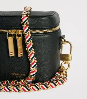 Thom Browne Leather Box Pouch