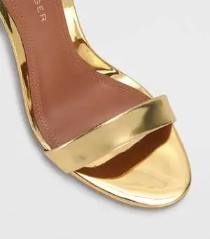 Kurt Geiger Metallic Leather Bank Sandals