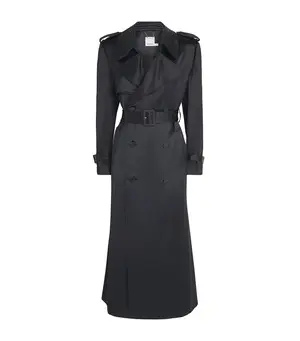 Simkhai Alvida Belted Overcoat - Black