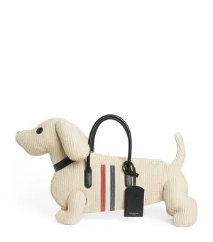 THOM BROWNE Raffia Hector Bag - Beige