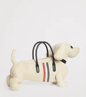 THOM BROWNE Raffia Hector Bag
