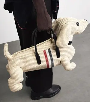 THOM BROWNE Raffia Hector Bag
