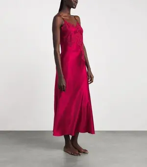 Loretta Caponi Silk Lace Grimilde Nightdress