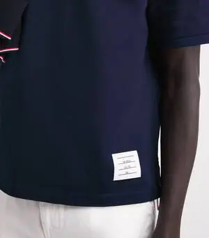 Thom Browne Cotton 4-stripe T-shirt