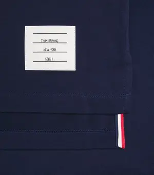 Thom Browne Cotton 4-stripe T-shirt