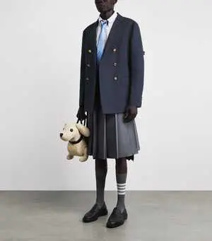 Thom Browne Linen-cotton University Blazer
