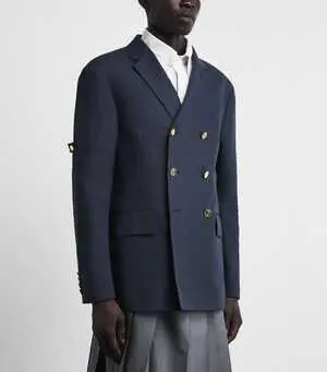 Thom Browne Linen-cotton University Blazer