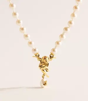 VIVIENNE WESTWOOD Faux Pearl Putti Choker
