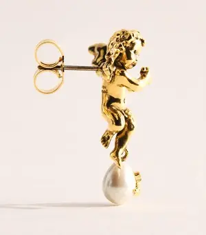 VIVIENNE WESTWOOD Faux Pearl Putti Drop Earrings