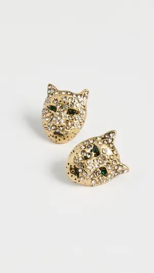 Clare V. Whiskers Stud Earrings