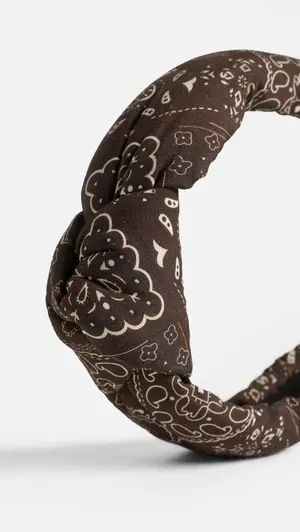 Lele Sadoughi Knotted Bandana Headband