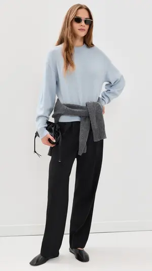 THEORY Cashmere Crew Neck Pullover