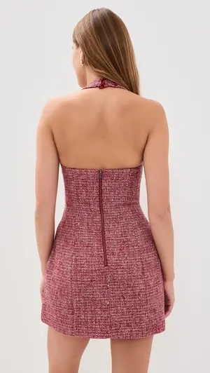 Bardot Nevelle Boucle Halter Dress