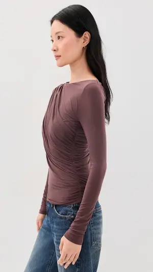 FRAME The Draped Top