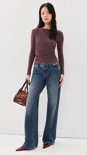 FRAME The Draped Top