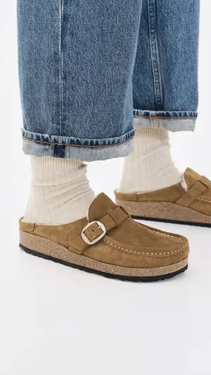 BIRKENSTOCK Buckley Shearling Clogs