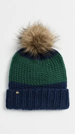 Lele Sadoughi Colorblock Beanie