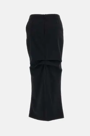 THELATEST Gonna Lunga In Maglia - Black