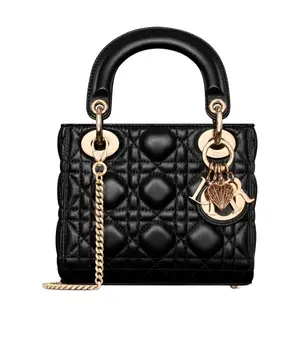DIOR Dioramour Mini Lady Bag - Black