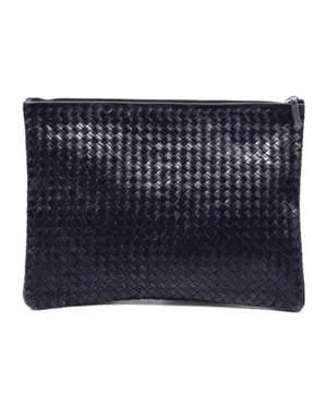 Dragon Diffusion Woven Leather Clutch Bag