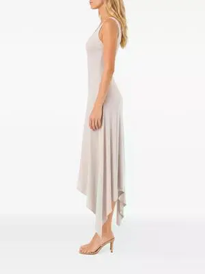 HAMZA Valencia Asymmetric Midi Dress